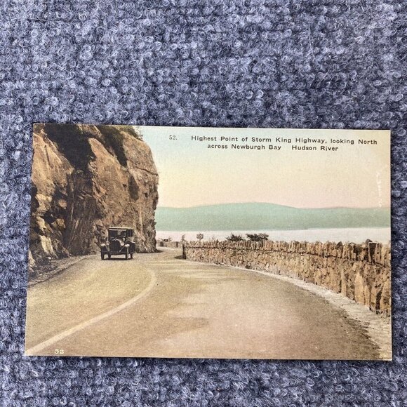 Other | Vintage Postcard Highest Point Of Storm King Highway Across ...